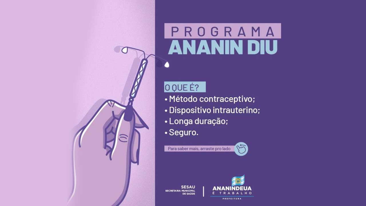Programa Ananin DIU: Ananindeua oferta Dispositivo Intrauterino pelo SUS