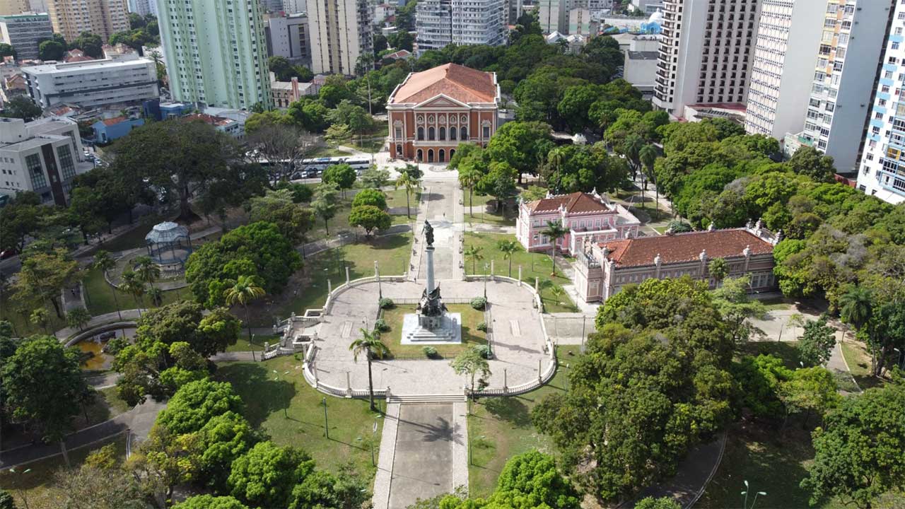 Belém lança mapa interativo com localização de todas as praças da cidade